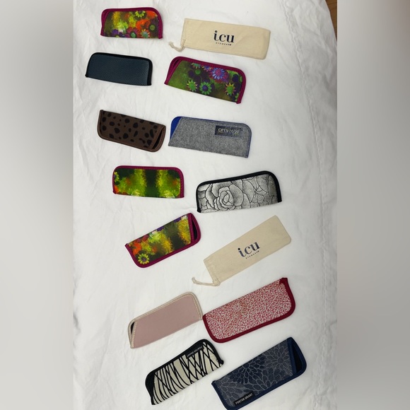 None | Accessories | Lot Of 4 Eyeglasses Reader Slip In Cases | Poshmark